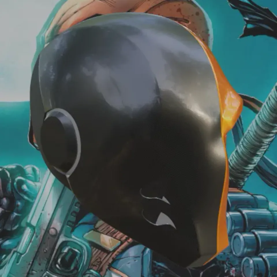 DeathStroke Inspired Helmet by Budwin | Download free STL model ...