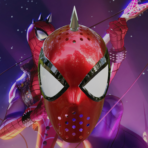 Spider-Punk V2 Inspired Face Shell by Budwin | Download free STL model ...