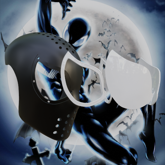 1994 Symbiote Spider-man Inspired Face Shell by Budwin | Download free ...