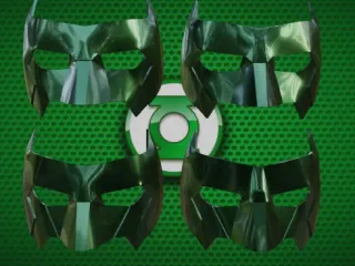 Green Lantern Kyle Rayner Inspired Domino Mask Pack by Budwin ...