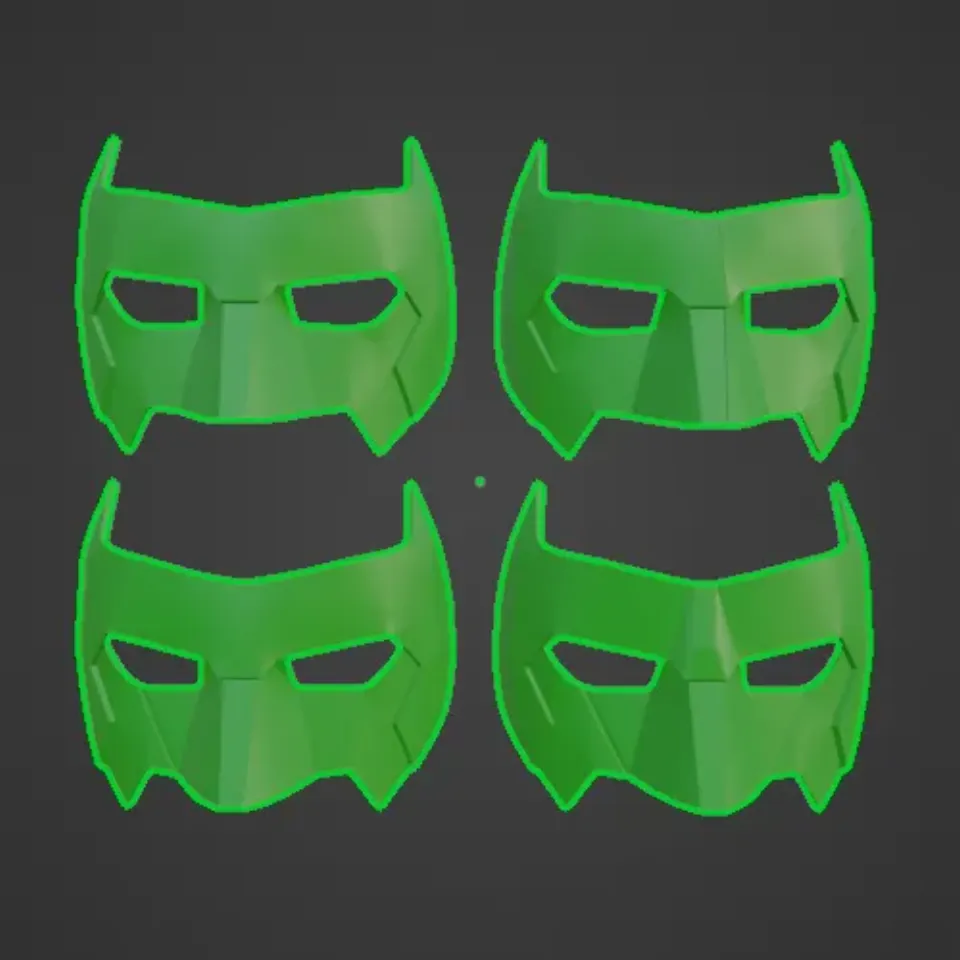 Green Lantern Kyle Rayner Inspired Domino Mask Pack by Budwin ...