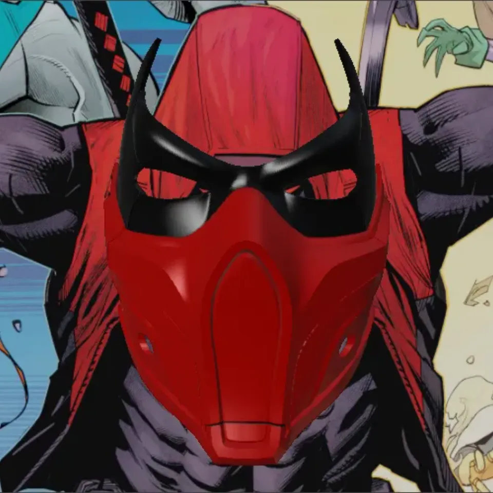 Red Hood Outlaw Inspired Mask by Budwin | Download free STL model ...