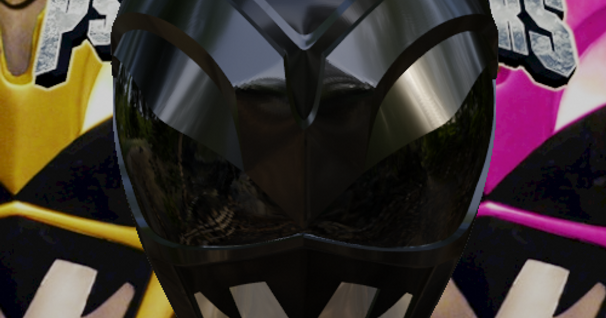 Psycho Ranger Inspired Helmet by Budwin | Download free STL model ...