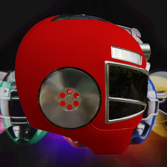 Red Turbo Ranger Inspired Helmet by Budwin | Download free STL model ...