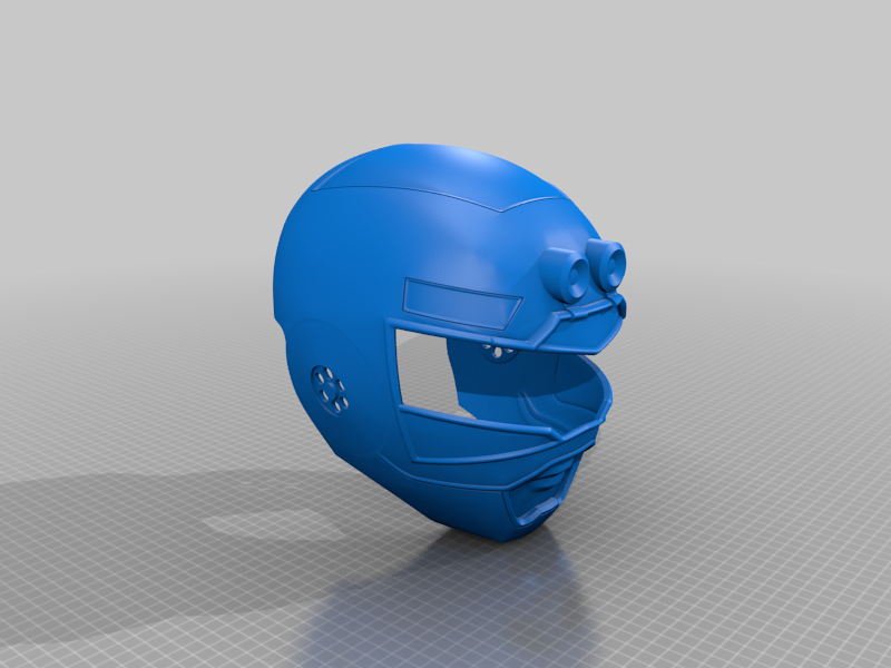 Red Turbo Ranger Inspired Helmet by Budwin | Download free STL model ...