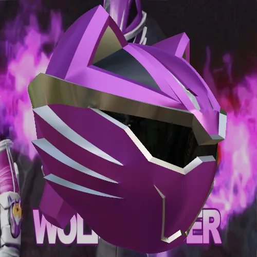 Violet Wolf Ranger Inspired Helmet by Budwin | Download free STL model ...