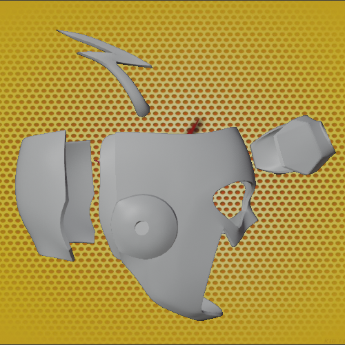 Kid Flash Inspired Helmet by Budwin | Download free STL model ...