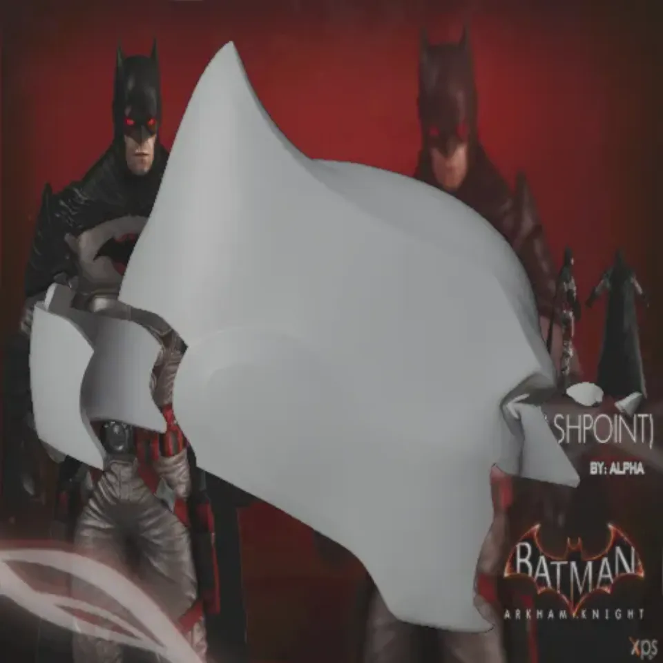 Batman Flashpoint Inspired Mask by Budwin | Download free STL model ...
