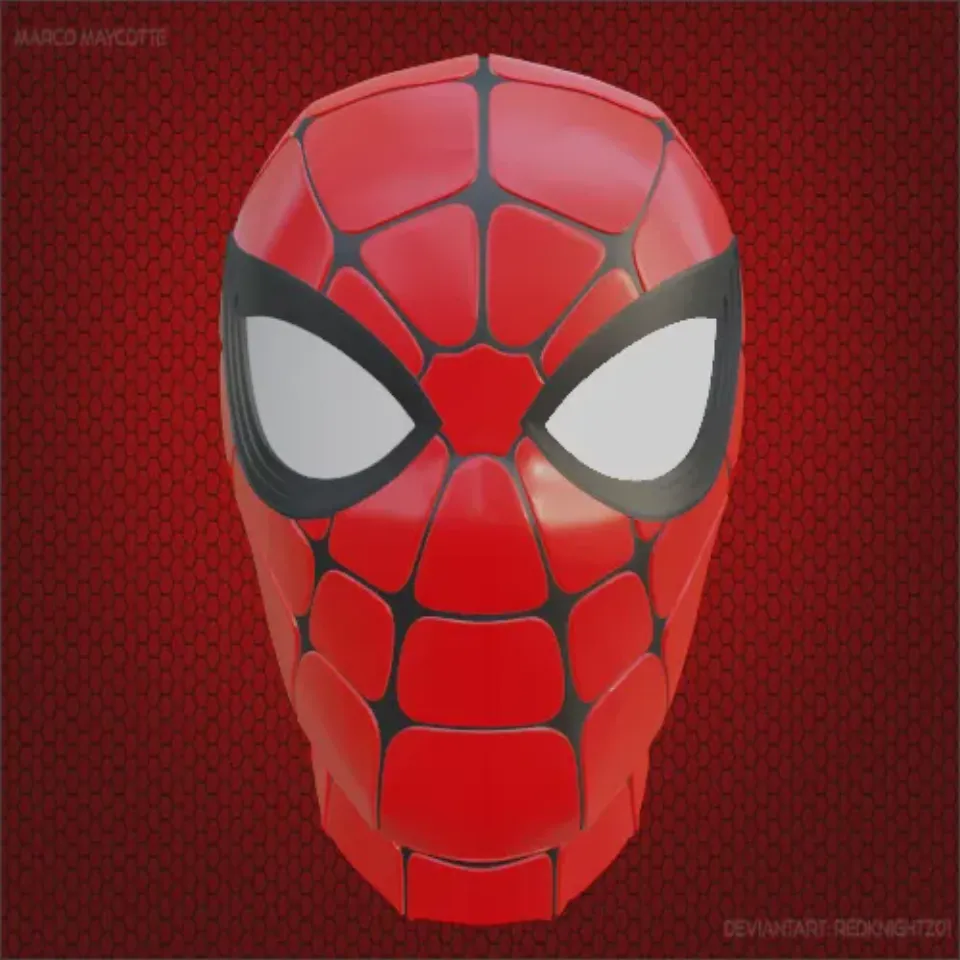 Iron Spider-Man Inspired Helmet by Budwin | Download free STL model ...