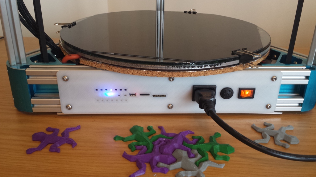 Kossel 2020 mains inlet and electronics front panel by dc42 | Download ...