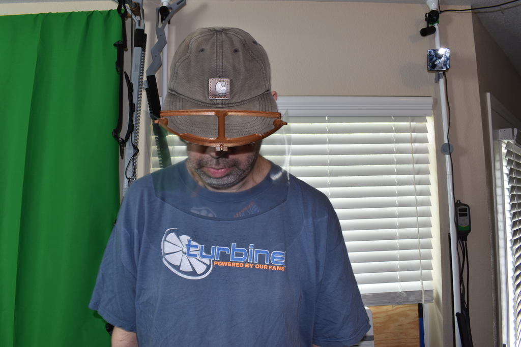 PPE Baseball Cap Face Shield by Lurch68b | Download free STL model ...