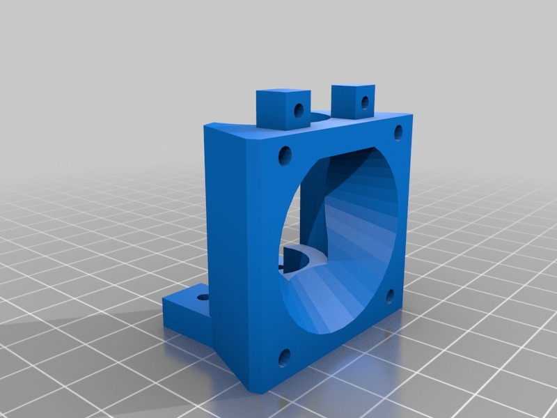 Fan duct and Mini Differential IR sensor v1.1 mount for E3Dv6 hot end ...