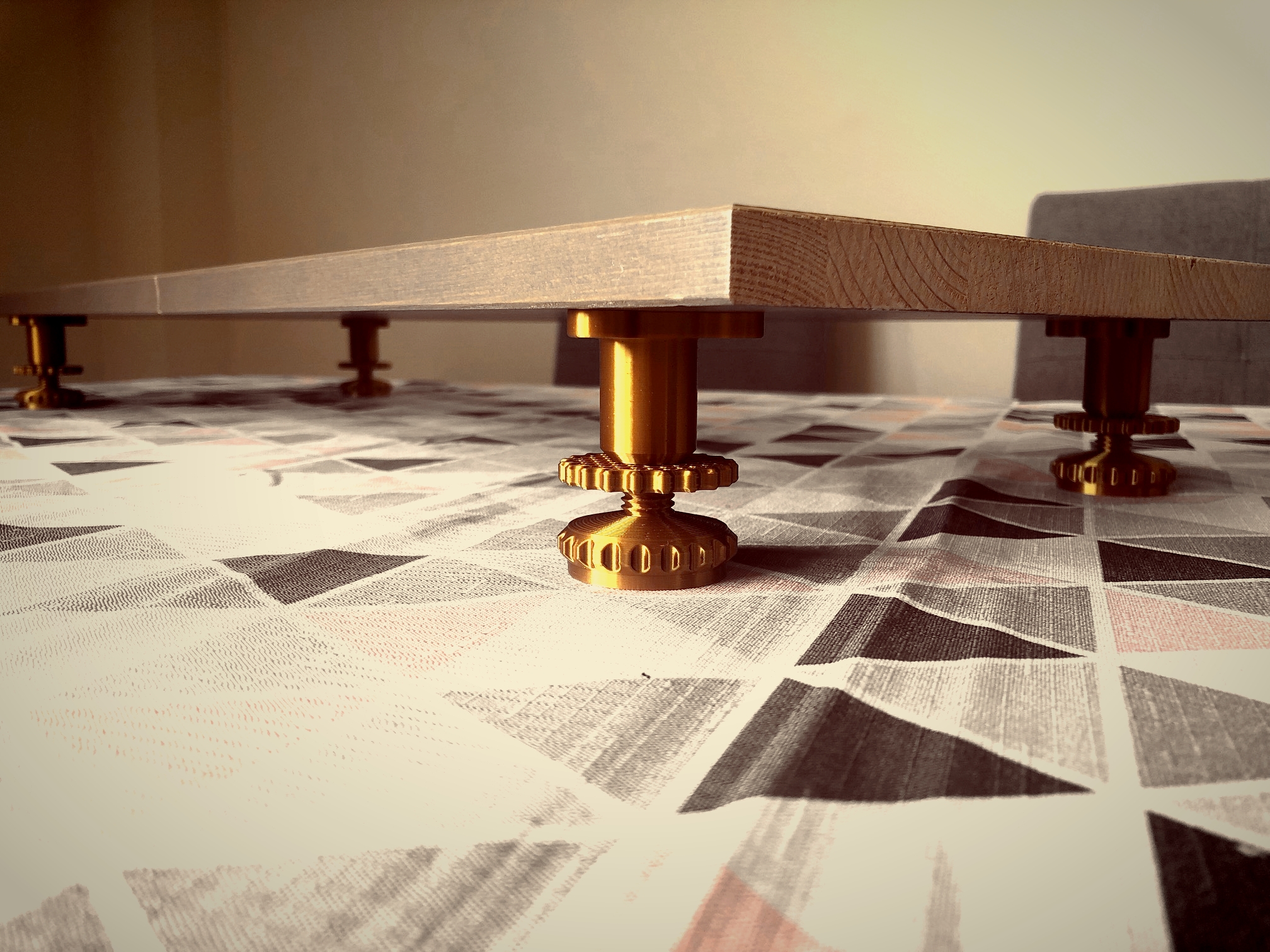 Leveled Table Top - Leveling Foot by Ironman_Mich | Download free STL ...