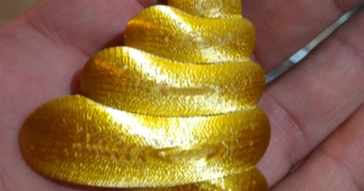 golden shit by Marco | Download free STL model | Printables.com