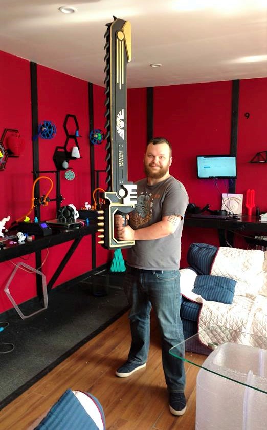 Warhammer 40k Chainsword by lance greene | Download free STL model ...