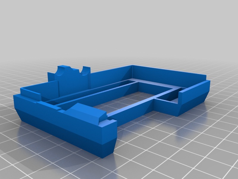 Extended Raspberry Pi + Adafruit LCD Case by brockhold | Download free ...