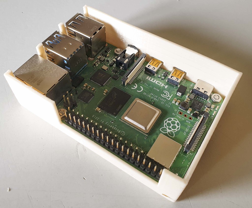 Raspberry Pi 4 enclosure - now with 40mm fan option by pixelk ...