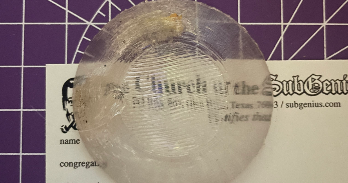 Disk for clear printing by opinion_panda | Download free STL model ...