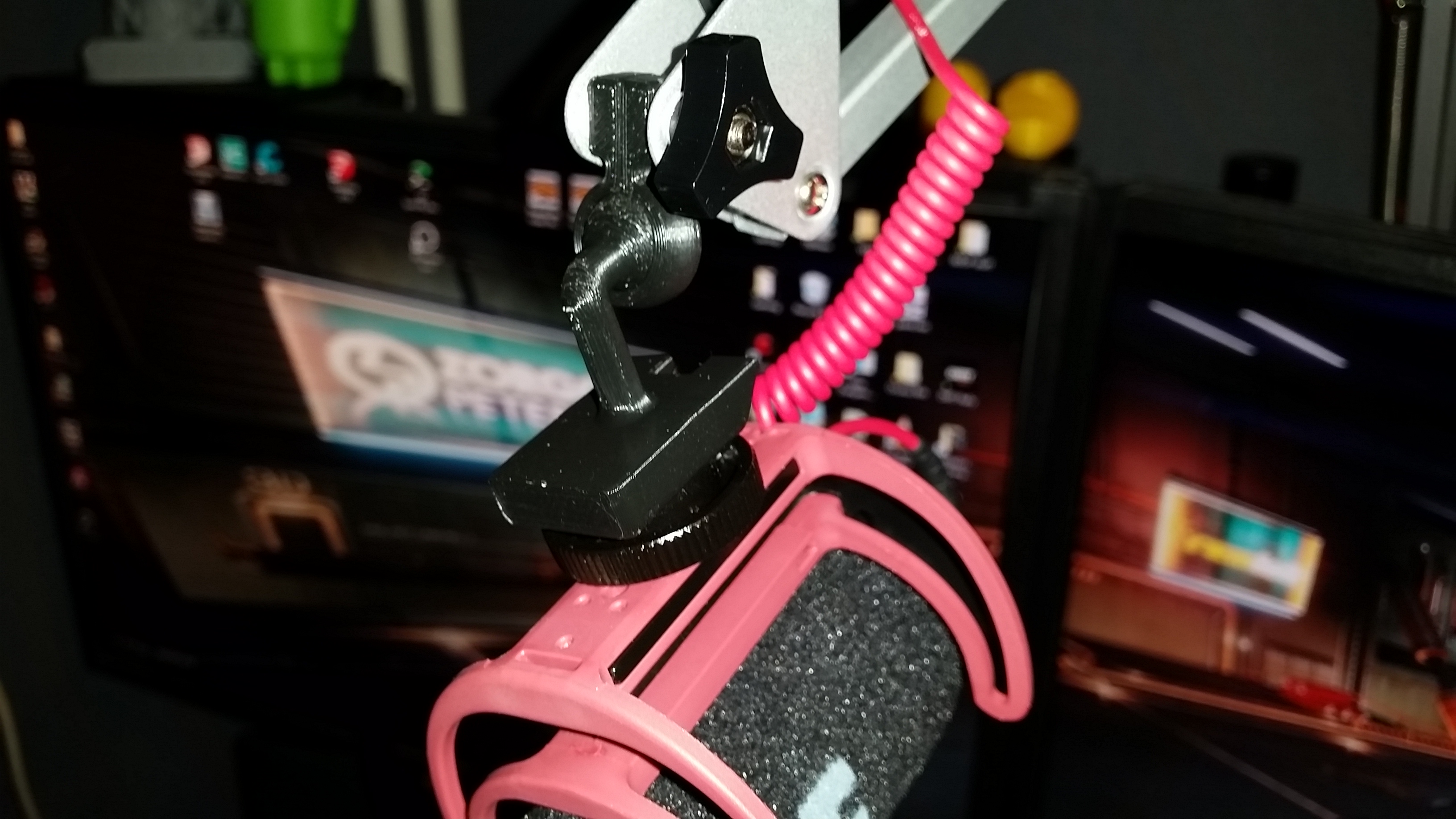 Microphone arm Ikea Tertial lamp by Snafky | Download free STL model ...