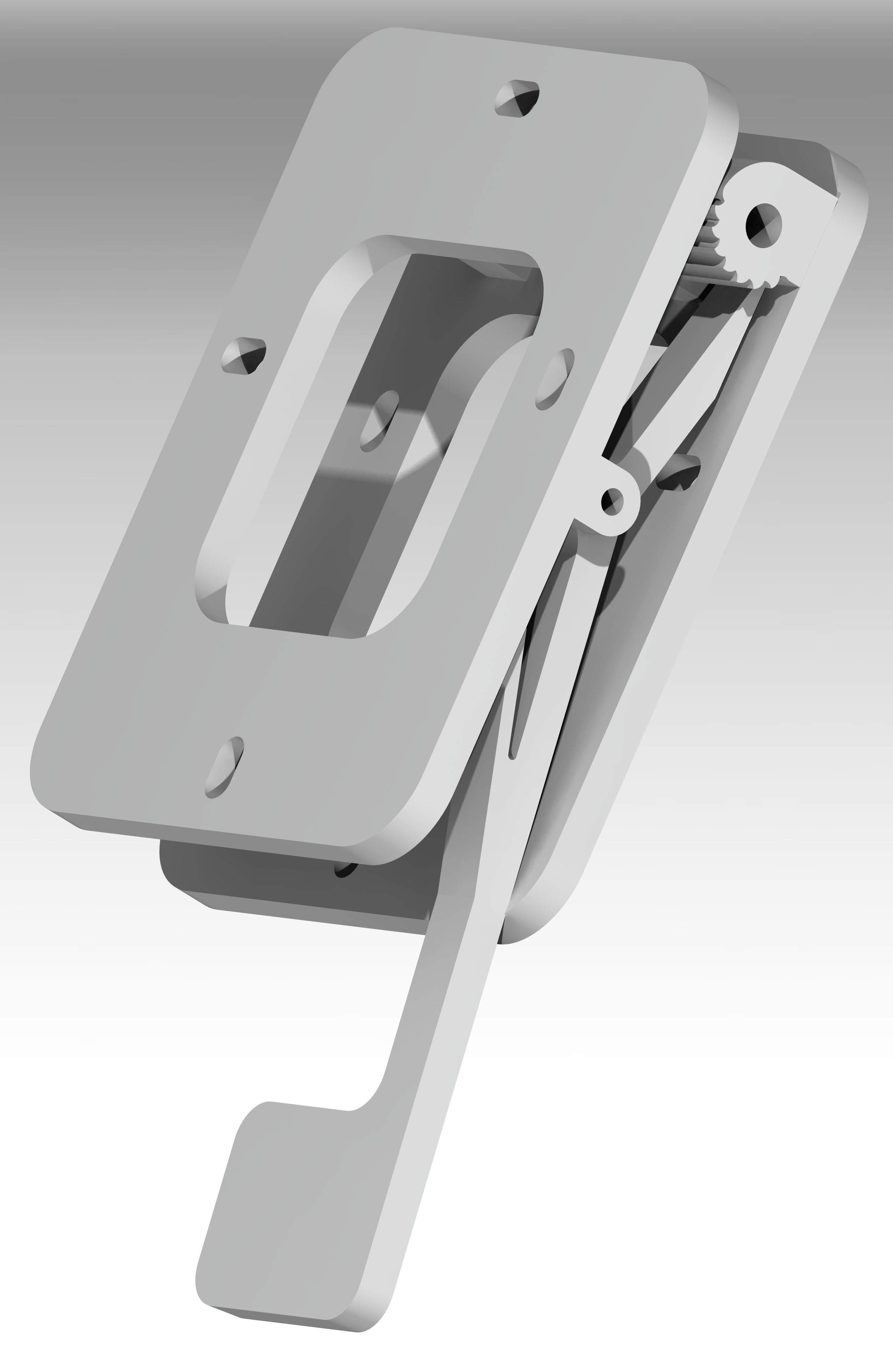 Adjustable wall screen support by Rechena | Download free STL model ...