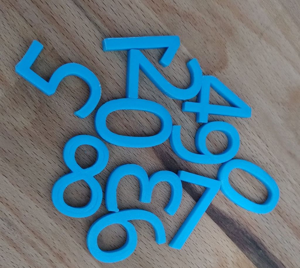 Decimal numbers or digits - a set and separate by leviu | Download free ...