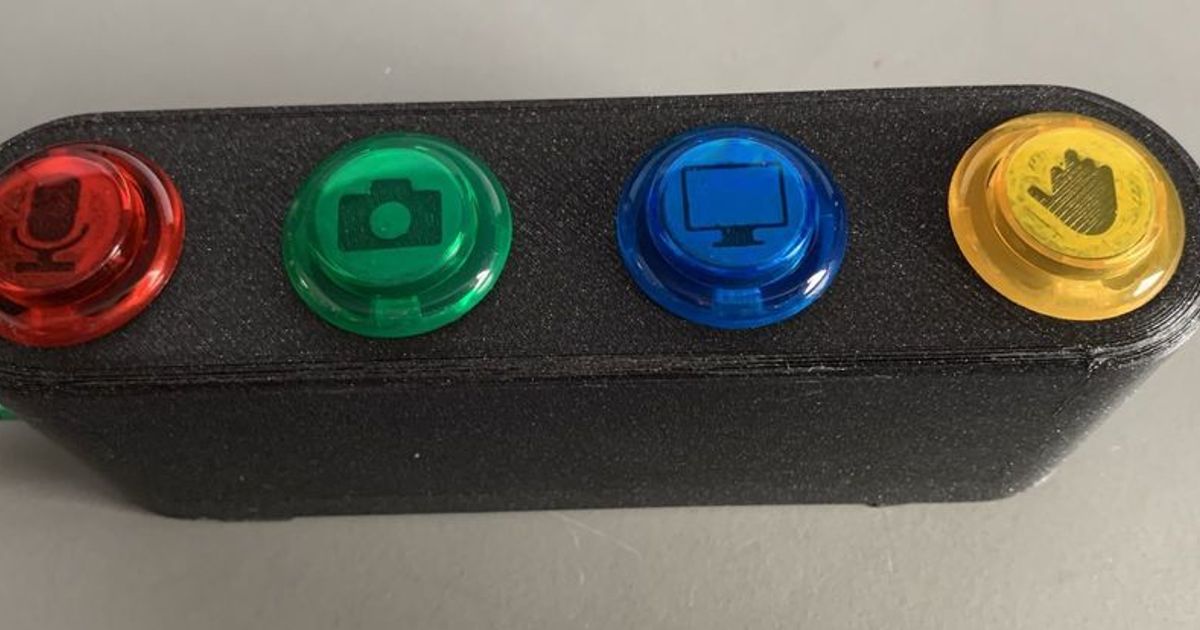 Switch Box for 4 arcade-like buttons by NeoHeldt | Download free STL ...