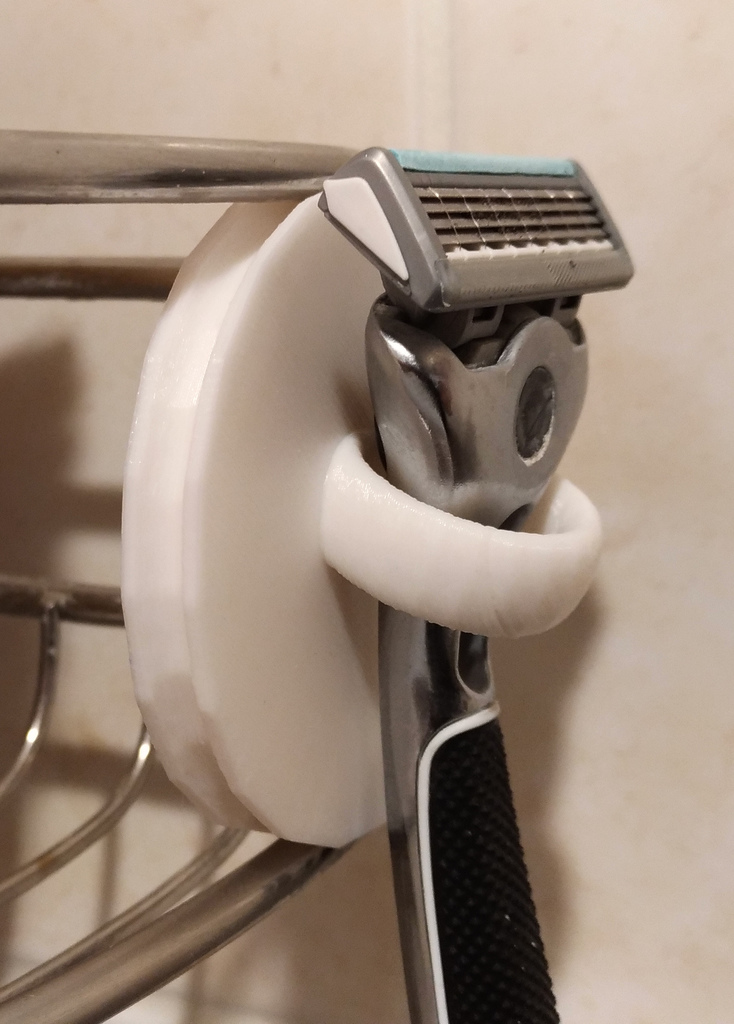 Razor holder for my shower caddy by bowertech | Download free STL model ...