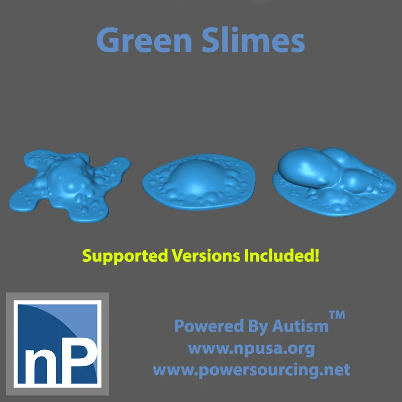 Green Slimes / Oozes by np-dev | Download free STL model | Printables.com