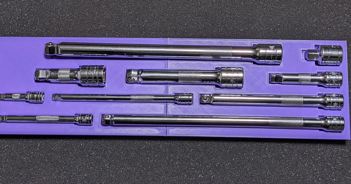 Socket Extension Tray by Eeffoc | Download free STL model | Printables.com