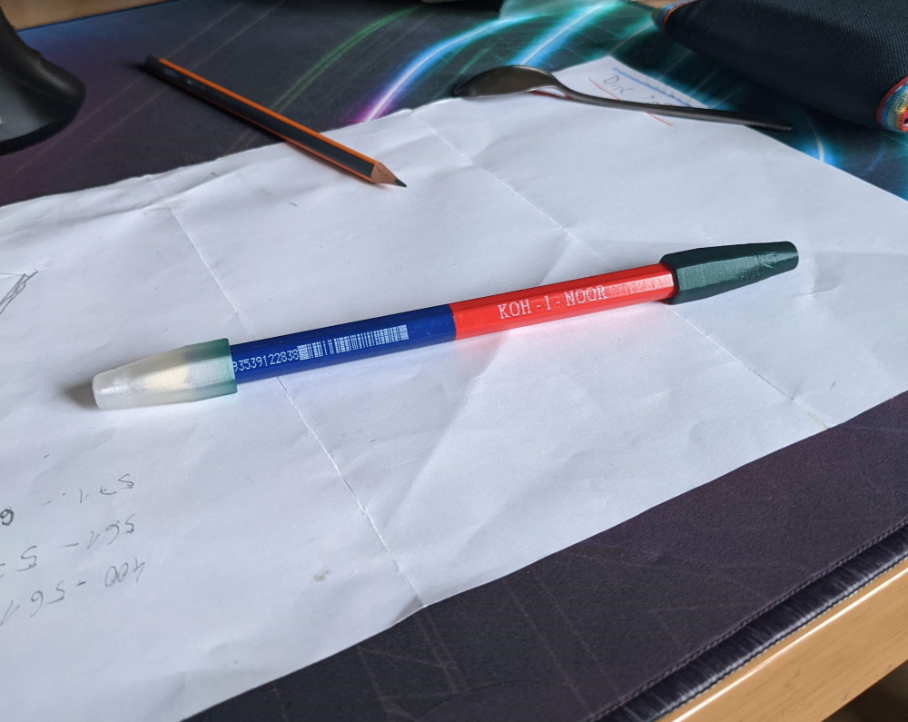 Pencil cap (six sided, 8 mm) by DrEduza | Download free STL model ...