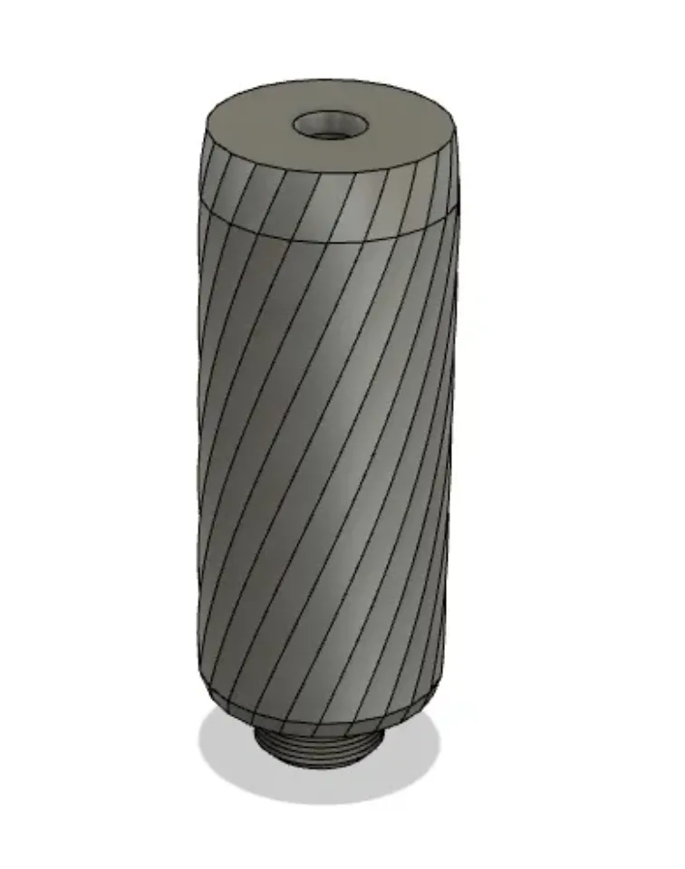 Silencer for PP750 cal. 5.5 mm (.22") K-baffle design by DrEduza ...