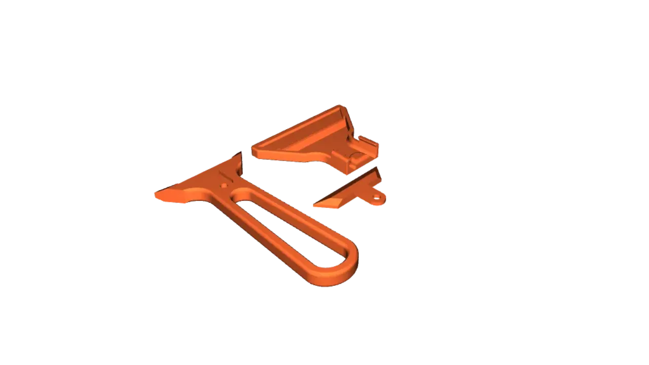 Utility Blade Scraper by BTR3D | Download free STL model | Printables.com
