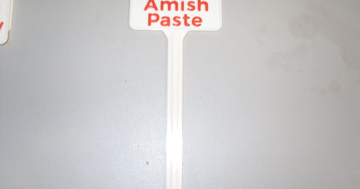 Plant Label Tomato Amish Paste by LMJ | Download free STL model ...