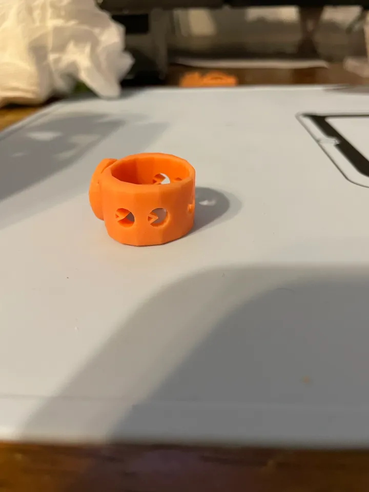 Orange Lantern Ring by Omnic | Download free STL model | Printables.com