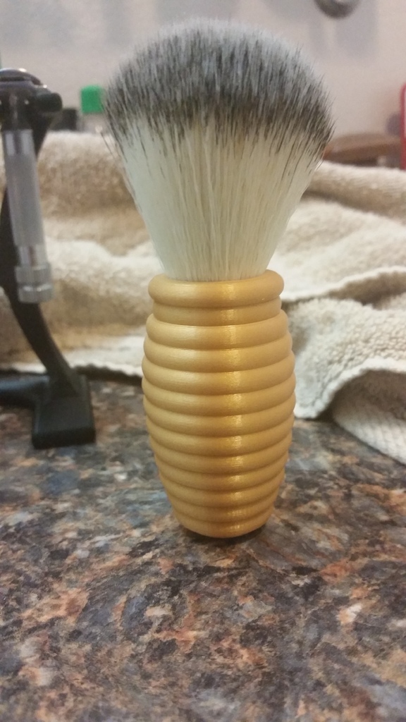 Beehive Shave Brush Handle ~ 24mm hole for knot by Frugal Shave ...