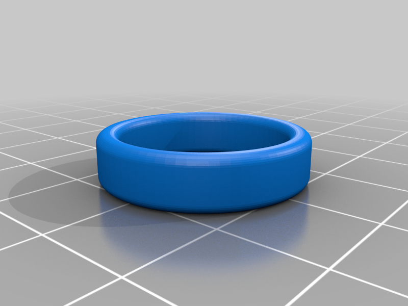 Simple Finger ring 58mm by nilson_fx | Download free STL model ...