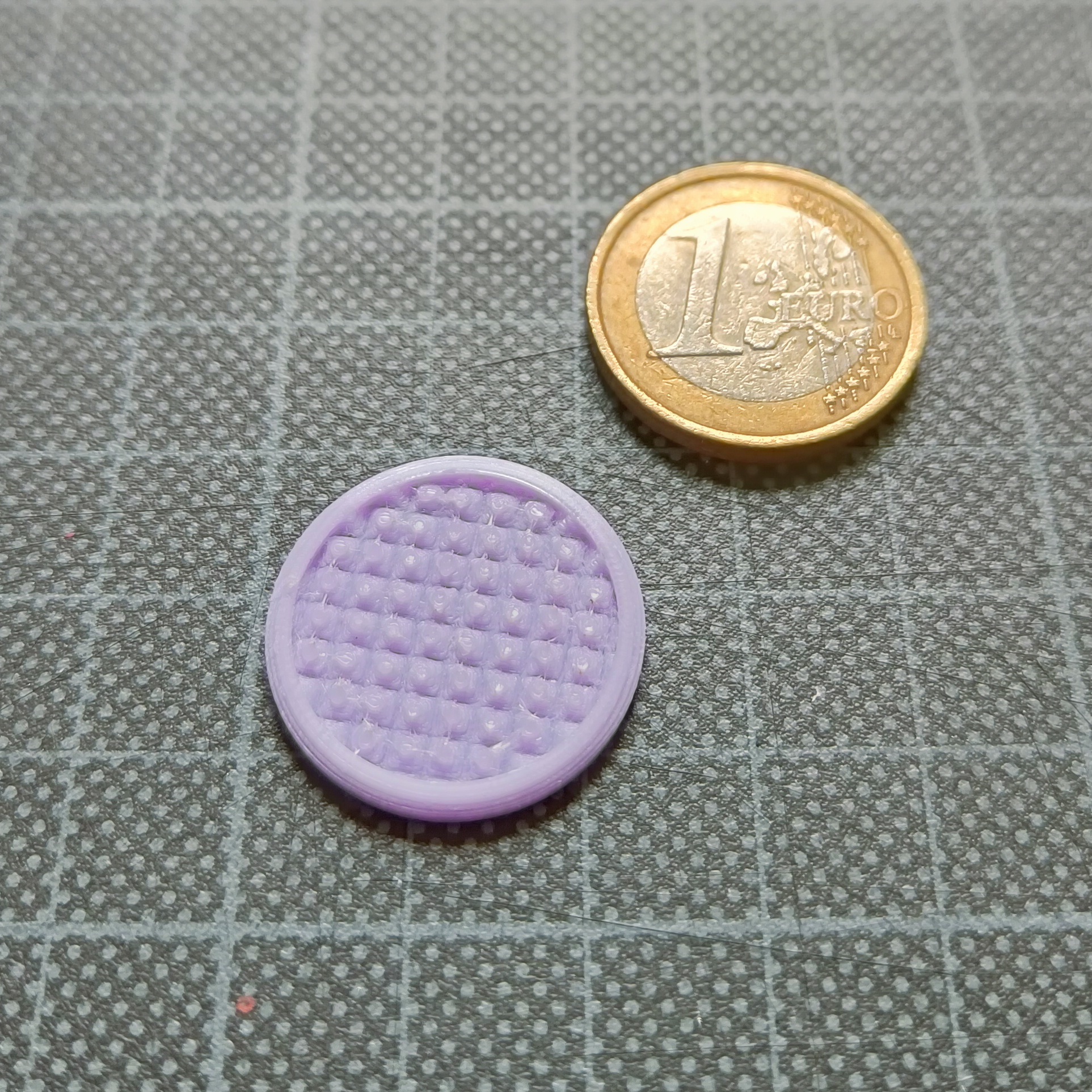 Knurled 1 Euro Shopping Coin by nilson_fx | Download free STL model ...
