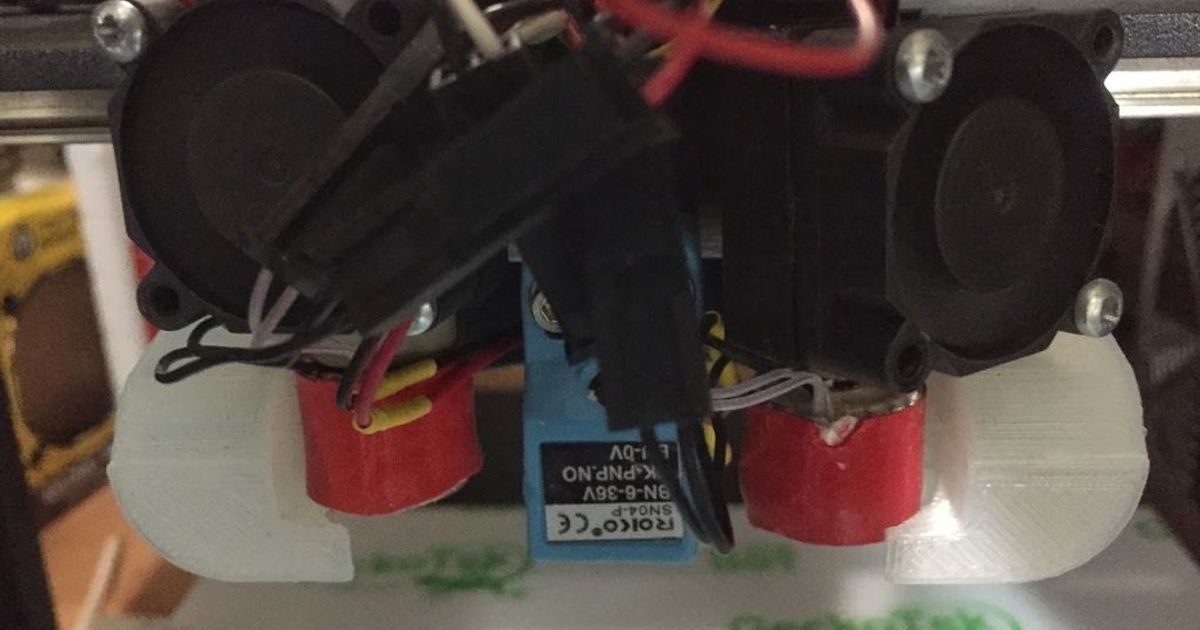 Printrbot Metal Plus Dual Extruder Blower Fans by JonS | Download free ...