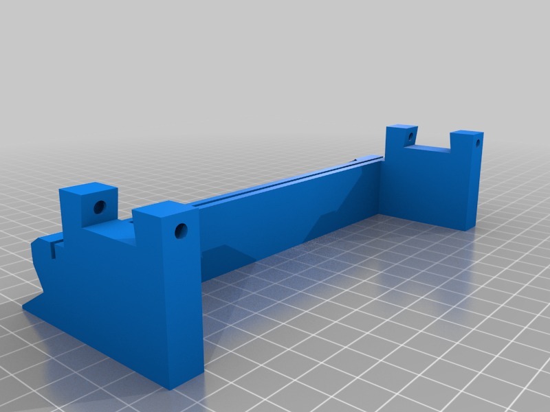 Raspberry Pi 7-Inch Touchscreen Mount with Keyboard Shelf by JonS ...