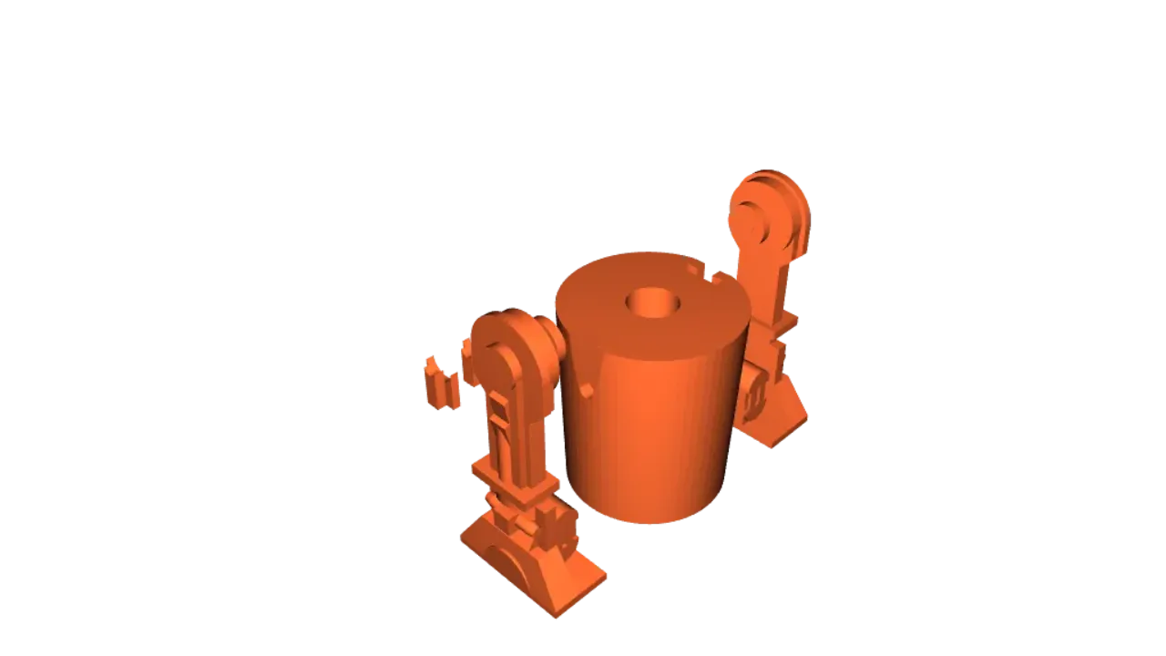 Astromech Droid Body and Legs v2.0 by falken_gt4 | Download free STL ...