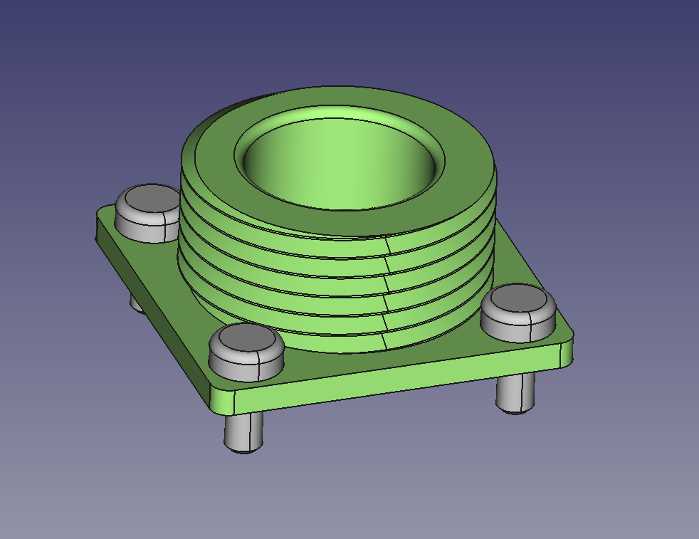 Water tap G1 thread to flange adapter by HD_Creator | Download free STL ...