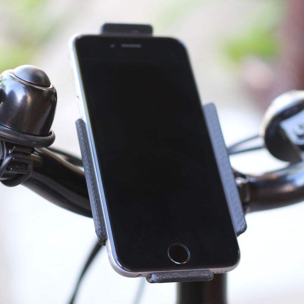 iPhone 6 Handlebar Mount for Bicycle by Canardiain | Download free STL ...