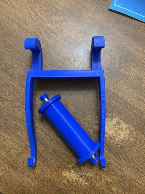 Spool Caddy for 1" Extrusion Rack by MC1457 | Download free STL model ...