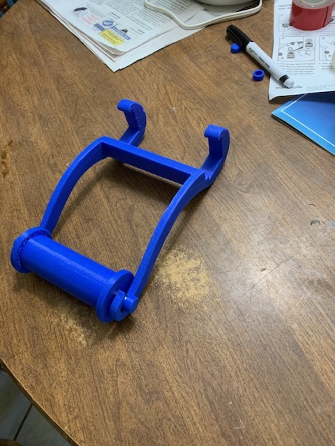 Spool Caddy for 1" Extrusion Rack by MC1457 | Download free STL model ...