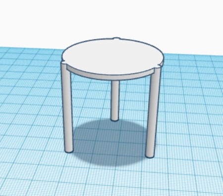 Pizza table by Roshandp1 | Download free STL model | Printables.com