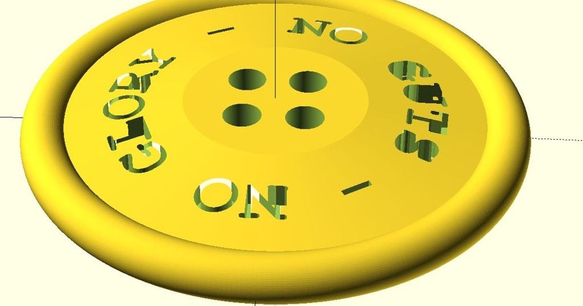 Customizable Shirt/Jacket/Purse/etc Button by gord888 | Download free ...