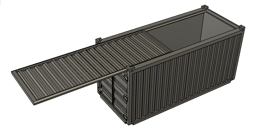 Shipping Container by NasBoc | Download free STL model | Printables.com