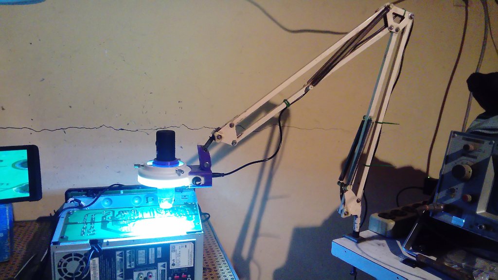 Microscope on arm by NasBoc | Download free STL model | Printables.com