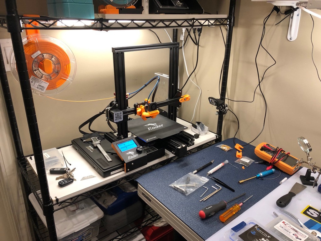 Ender 3 Left Screen Bracket by StreelyDan | Download free STL model ...