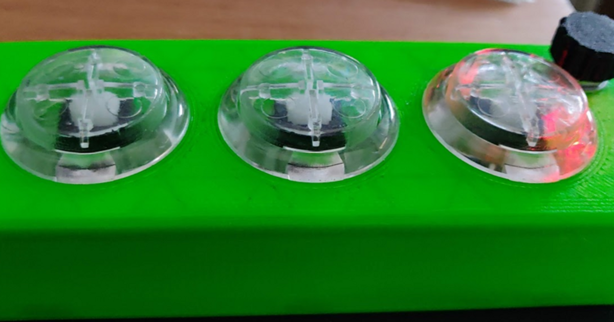 mini 3 Button Keyboard with RotaryEncoder by Stefan | Download free STL ...